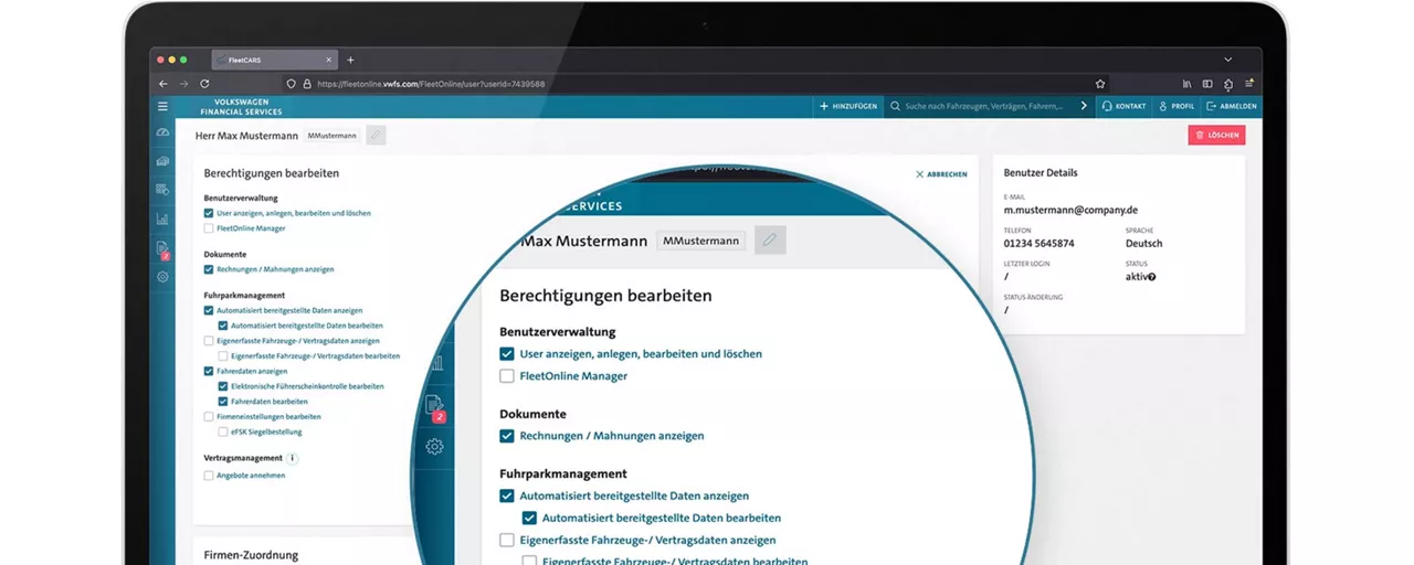 FleetCARS: Digitales Flottenmanagement | VW FS